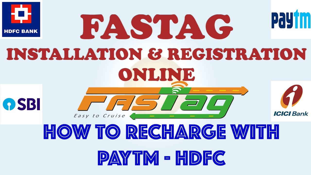 [APPLY ONLINE] FASTag apply online free | registration form | Recharge ...